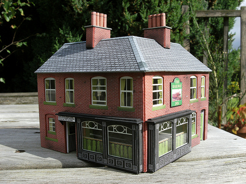 model-train-building