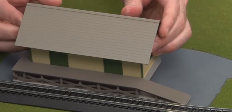 model train buildings